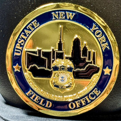 ERO ICE Immigration & Customs Enforcement Upstate NY Challenge Coin | eBay