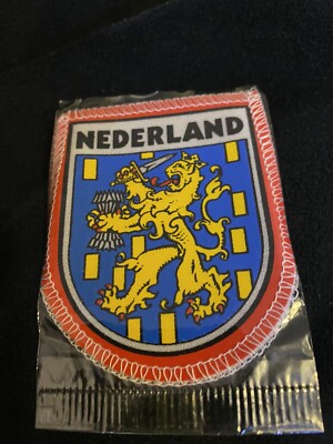 VTG NEDERLAND Netherlands Sew On Patch | eBay