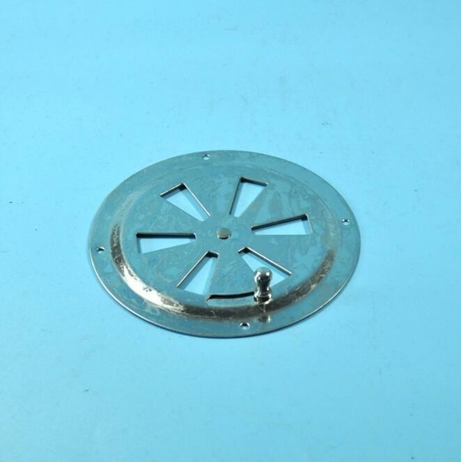 4'' 5'' Stainless Steel Marine Air Vent Butterfly Boat Round Louvered ...
