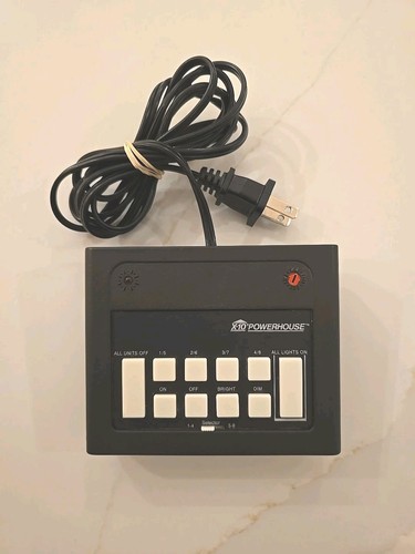 X-10 Powerhouse IR Command Center Model IR543 For Use with X10 Modules ...