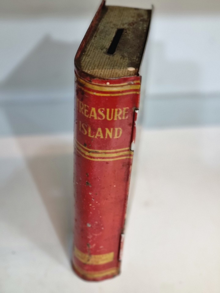 Vintage Chad Valley Treasure Island Money Box Tin | eBay UK