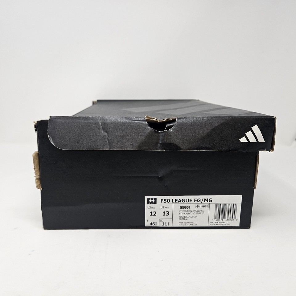 Adidas F50 League FG/MG Soccer Cleats 'White/Red/Blue' / IE0601 / All ...