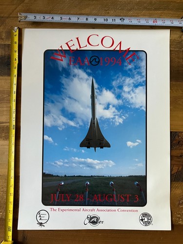 1994 Experimental Aircraft Association EAA Oshkosh Official Poster Air ...