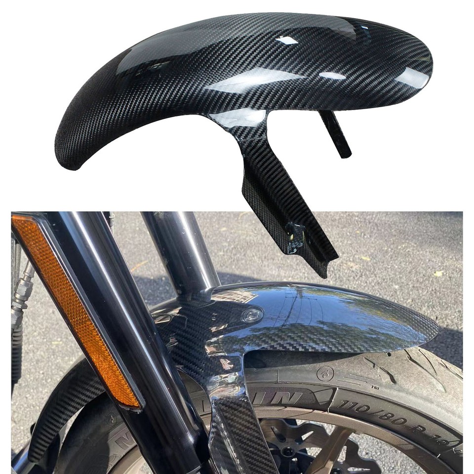Carbon Fiber Front Fender for Harley Softail Low Rider S/ST FXRST FXLRS ...