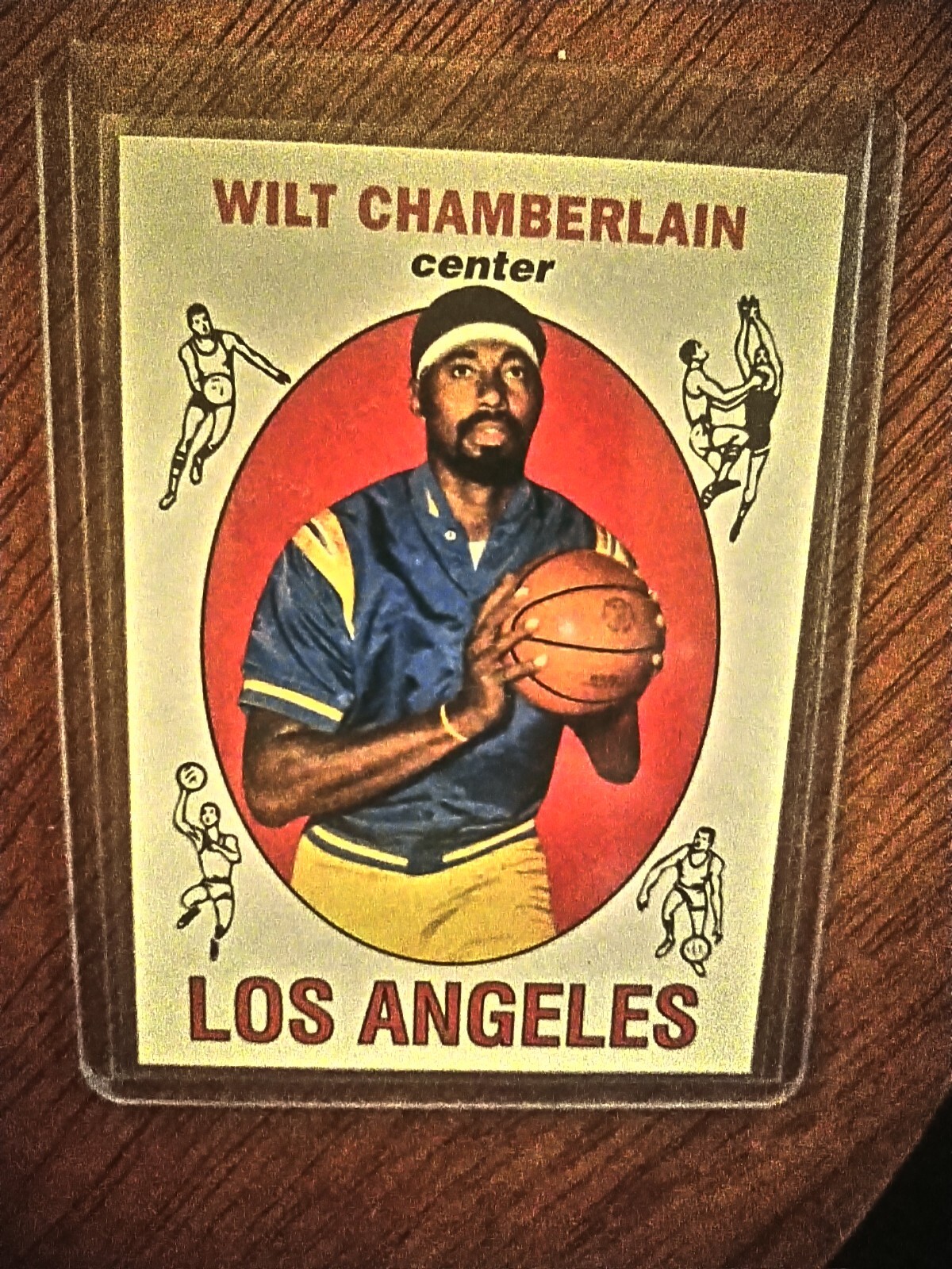 1996 Topps Stars Wilt Chamberlain Rookie Reprint Los Angeles Lakers HOF ...
