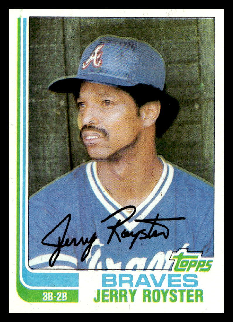 1982 Topps 608 Jerry Royster Atlanta Braves Baseball Card | eBay