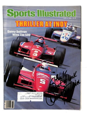Danny Sullivan Indy 500 Sports Illustrated Magazine 1985 | eBay