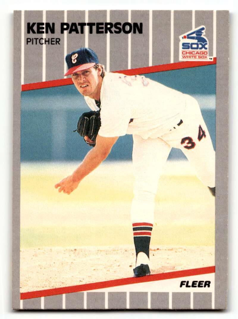1989 Fleer #508 Ken Patterson Chicago White Sox Baseball Cards EX/NM ID ...