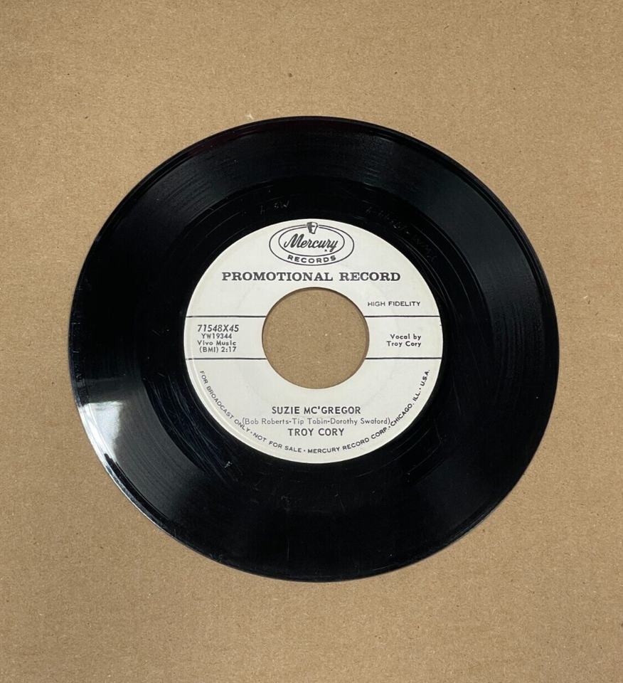 TROY CORY LITTLE PINK TOE/SUZIE MC'GREGOR MERCURY PROMO 45 71548 | eBay