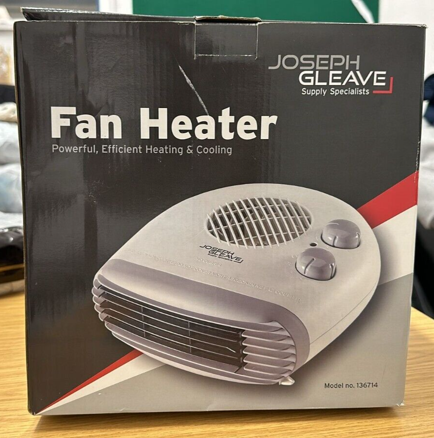 Joseph Gleave Model 136714 Electric Fan Heater 1KW / 2KW | eBay UK