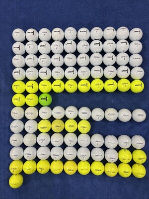 100 Mint Titleist Tour Soft/Tour Speed/NXT Tour S Used Golf Balls FREE ...