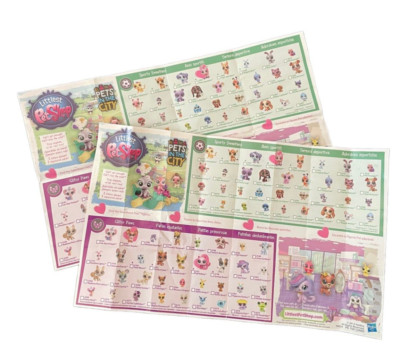 Littlest Pet Shop LPS Checklist 2015 Hasbro Figure Brochure Paper ...