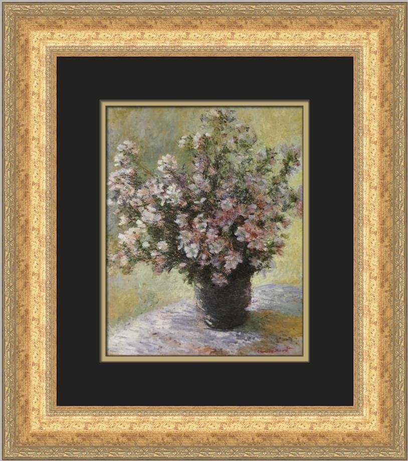 Claude Monet Vase Of Flowers The Painting Of Eteacat_ The Flowers Of