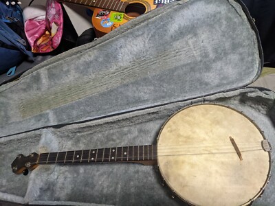 Antique 4 String Banjo 1890-1920s Model Rare | eBay