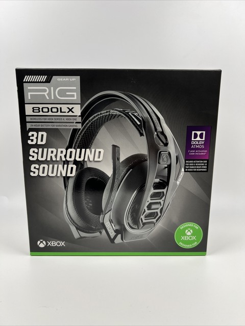 Rig 800 LX Dolby Atmos Gaming Headset - Black for sale online | eBay