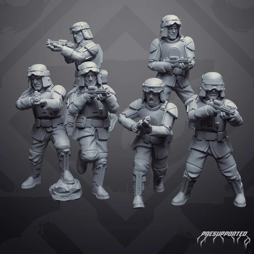 Authority field infantry (5) Star Wars Legion Scale/Roleplay resin ...