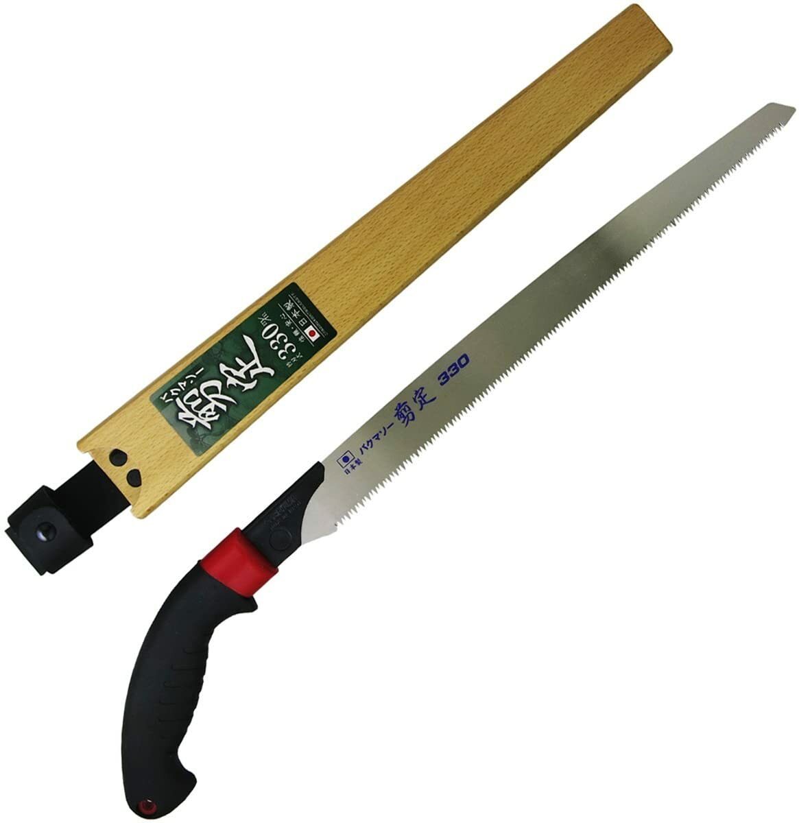 BAKUMA SAW Japanese Gardening Saw SENTEI 330 Single Edged 330mm Japan ...
