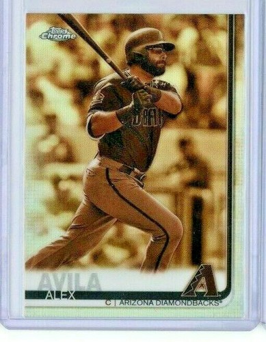 2019 Topps Chrome Sepia Refractor #34 Alex Avila - Arizona Diamondbacks ...