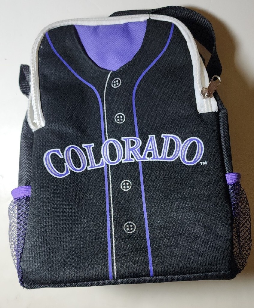 Colorado Rockies Rookies Kids Fan Club #18 Top Zipper Lunch Box NEW old ...