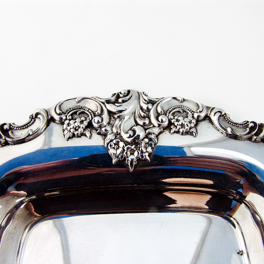 Wallace Baroque Bread Tray No 210 Silverplate | eBay