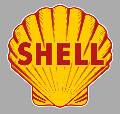 SHELL Sticker vinyle laminé | eBay