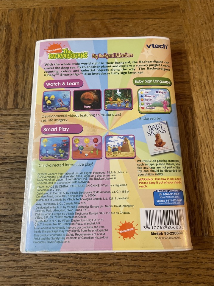 The Backyardigans Vtech V.Reader Game | eBay