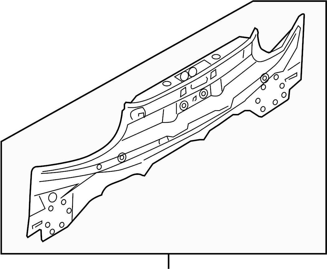 Genuine Nissan Panel Rear Upper G9110JF3MA / G9110-jf3ma OEM for sale ...
