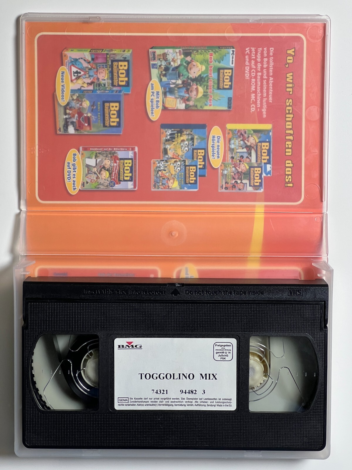 Toggo Lino Mix VHS Toggolino Bob der Baumeister Merlin Little People ...