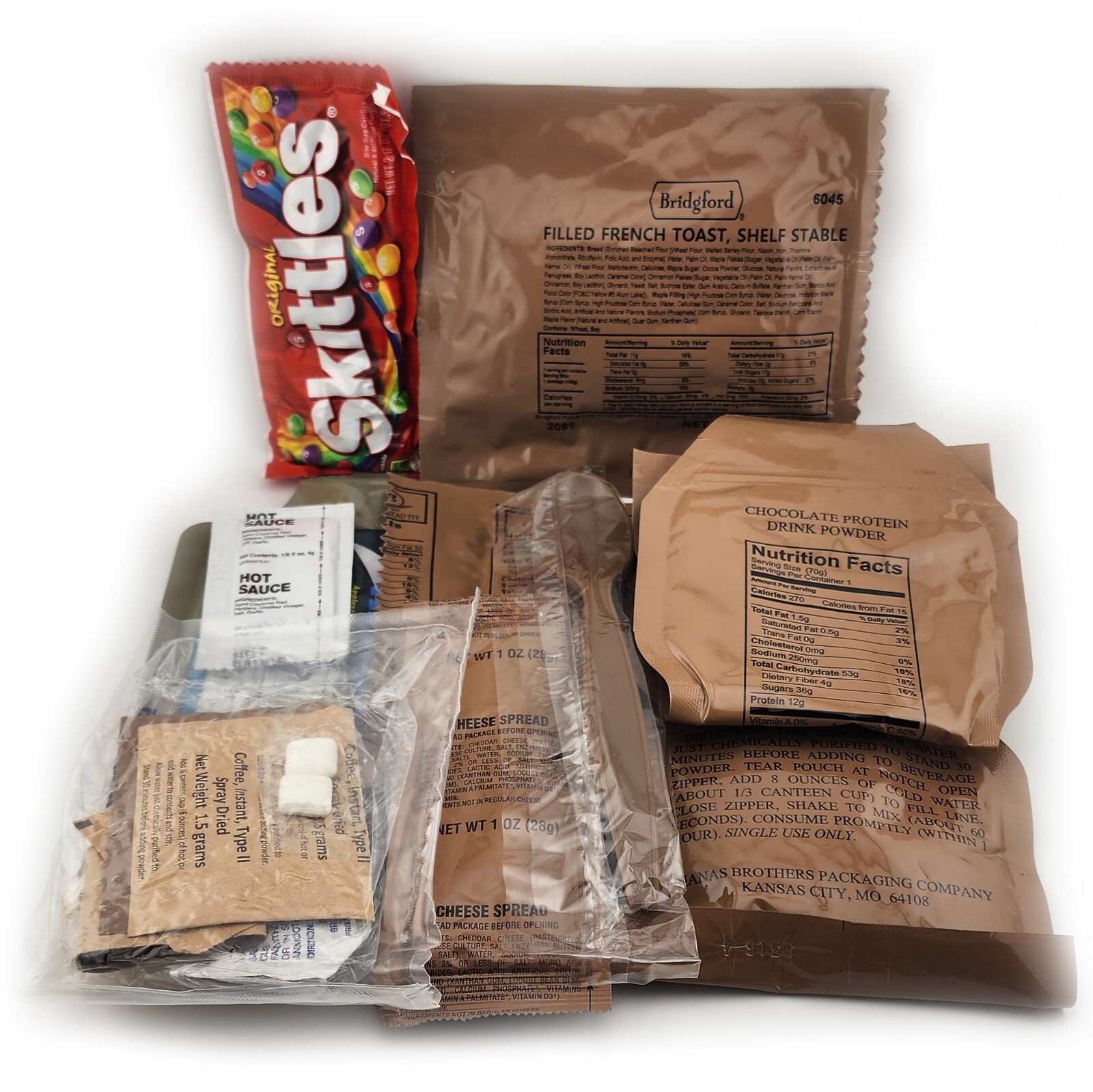 Allgo Outdoors Military Spec MRE Ready To Eat French Toast Breakfast ...