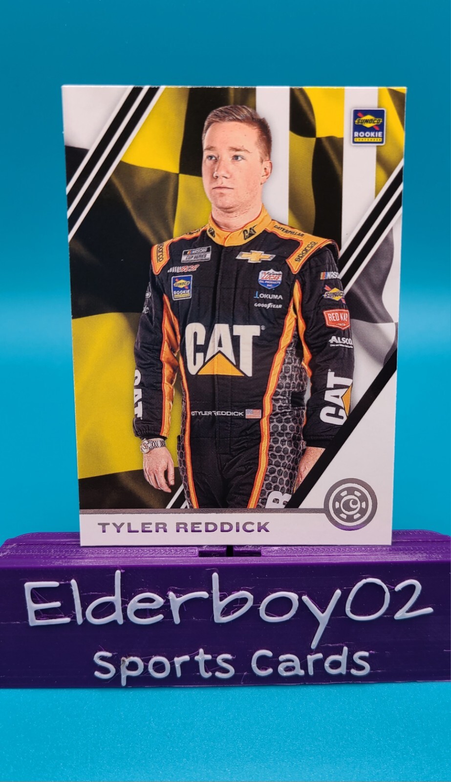 Tyler Reddick Rookie 2020 Panini Chronicles Racing Nascar CAT Chevrolet ...