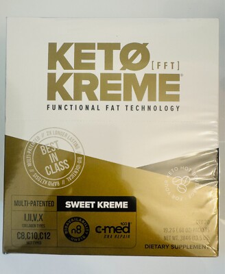 Pruvit Keto Kreme 20 Packets Flavor SWEET KREME Supplement EXP 04/2026 ...