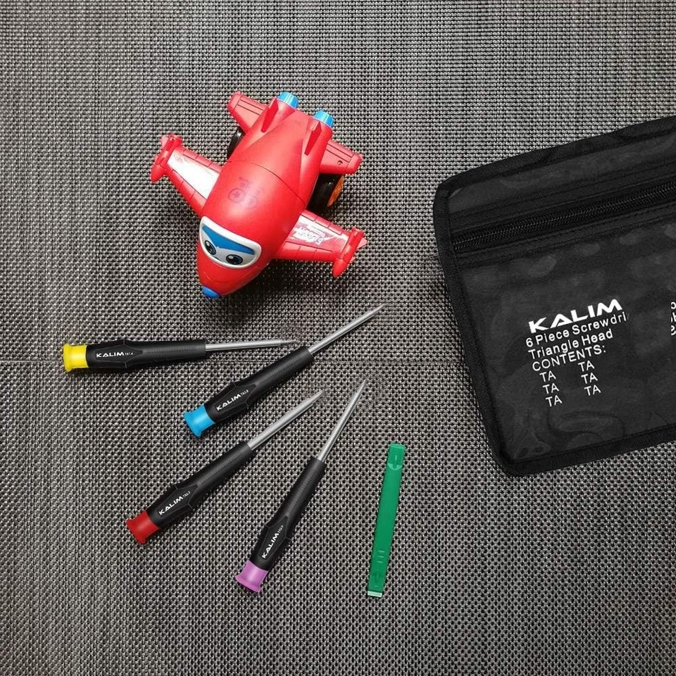 KALIM Triangle Head Screwdriver Set, 6 PCS Repair Insulation Set ...
