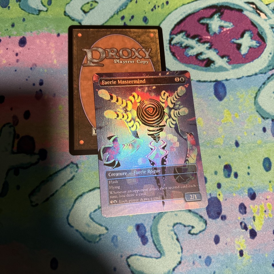 DIY Faerie Mastermind Full Art Foil Play Test Mtg Card | eBay