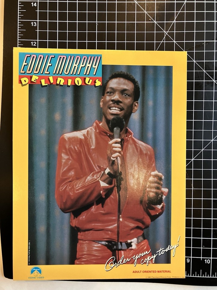 Eddie Murphy Delirious 1983 Video Store Poster 19.5x25.5 and Display ...