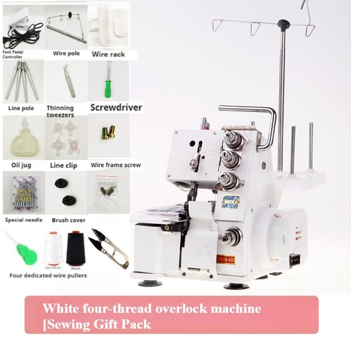 A Household Small Four-thread and Three-thread Overlock Sewing Machine ...