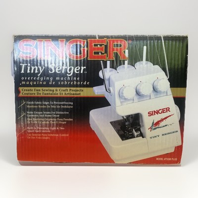 Vintage design-Complete Singer Tiny Serger TS-380 Plus Overedging ...