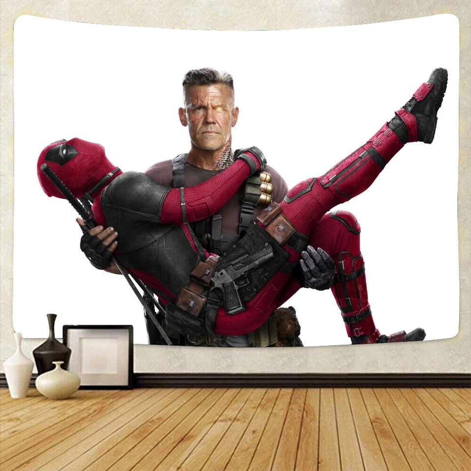 Deadpool Tapestry Living Room Art Backdrop Bedroom Wall Hanging Home ...