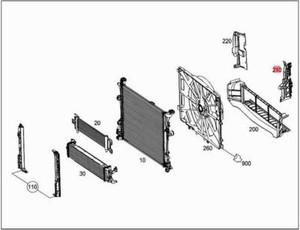 Genuine Mercedes Air Duct W246 W242 X156 1565050830 | eBay