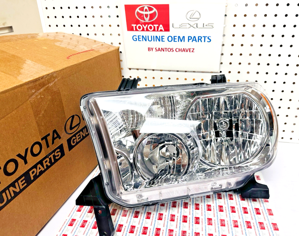 2007-2013 Tundra Left (Driver)Front Headlight Lamp GENUINE OEM PART ...