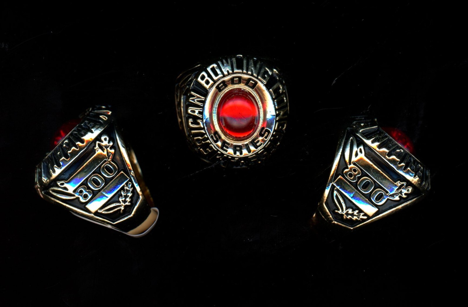 800 SET ABC 24K GOLD PLATED SIZE 10 RING | eBay