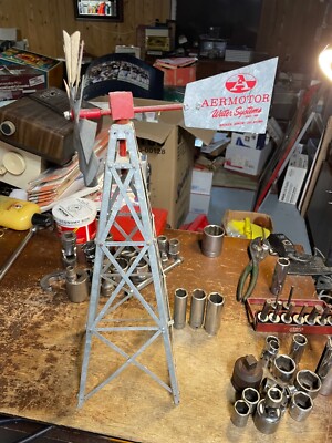 Aermotor 17" Windmill Replica Salesman Display Sample Broken Arrow ...