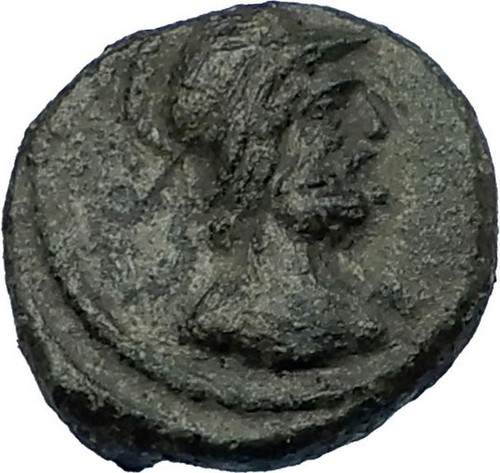 ANONYMOUS 81-196AD Rome Quadrans Authentic Ancient Roman Coin MARS ...
