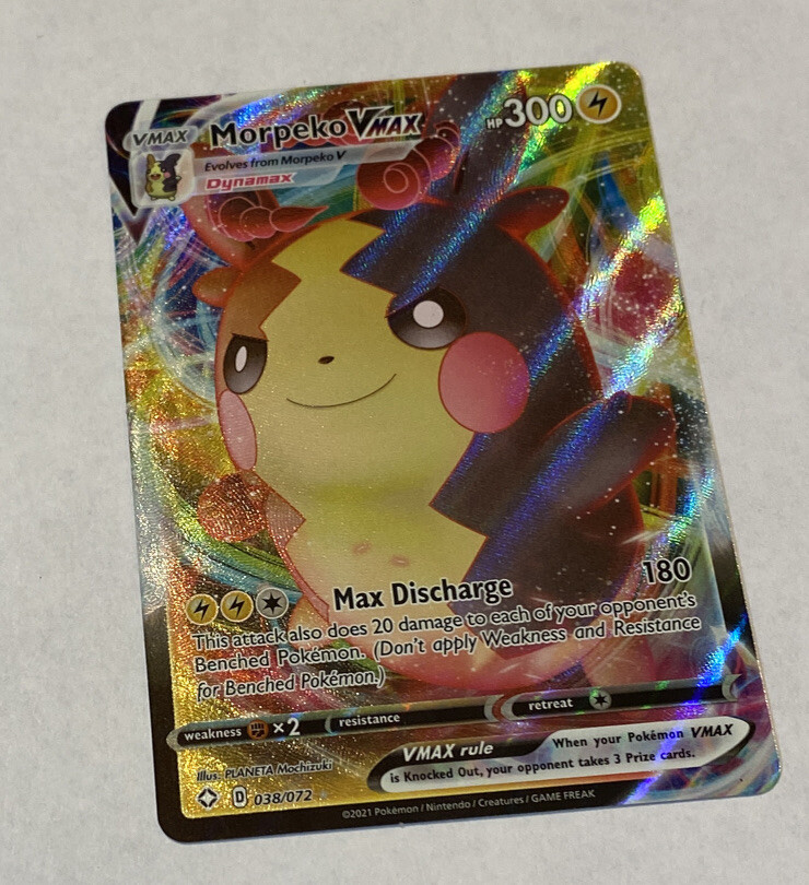 Pokémon TCG Morpeko VMAX Shining Fates 038/072 Holo Ultra Rare | eBay