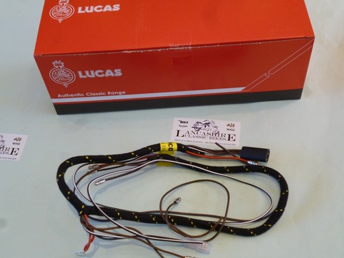 TRIUMPH T20S T20SM 1964-68 TIGER CUB LUCAS MAIN WIRING HARNESS LOOM ET ...