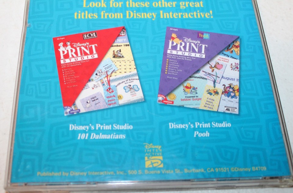 Disney Print Studio: Hercules (PC CD-ROM Windows, 1997) Make Home ...