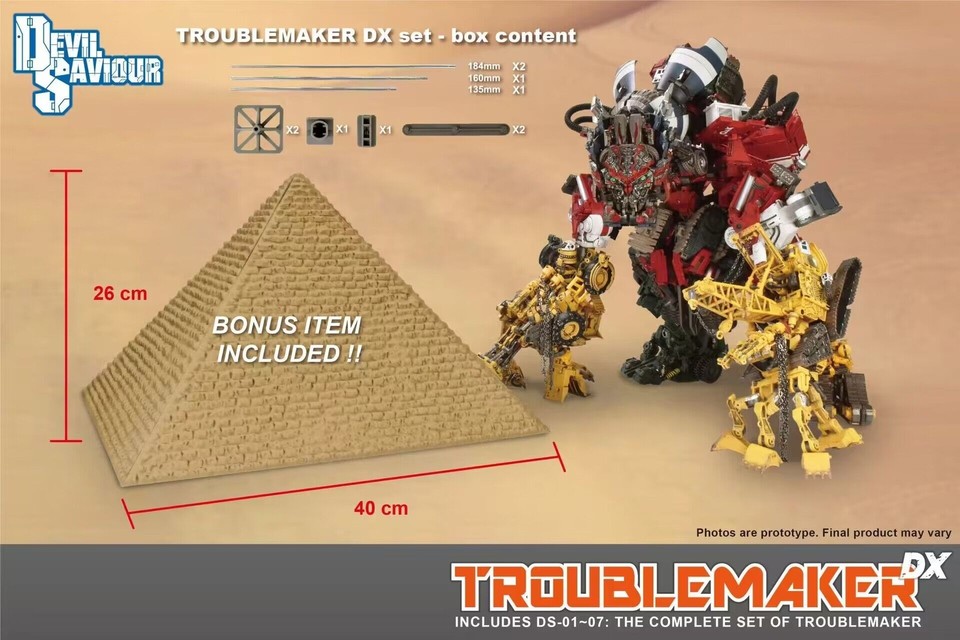 Devil Saviour Devastator Set A+B Combined Action Figures w/Bonus Full ...