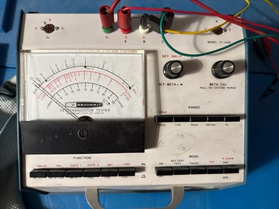 HeathKit Model IT-3120 FET/Transistor Tester With Cables. Vintage | eBay