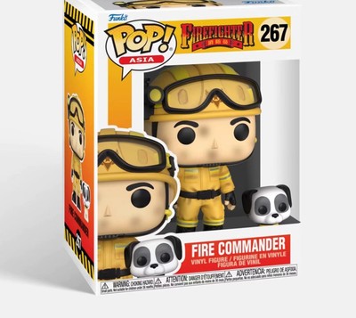 Funko Pop Asia Firefighter #267 Fireman Commander with Dog | eBay
