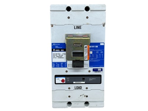CUTLER HAMMER HMDL3800F 800A 3-PHASE 3-POLE 600V 65KA BOLT-ON CIRCUIT ...