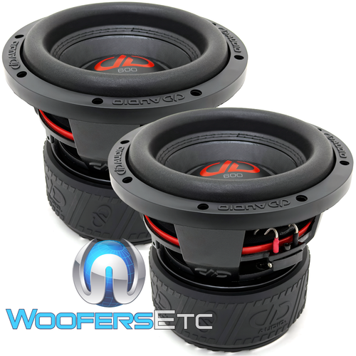 2 DD AUDIO 608F-D4 8" 3000W DUAL 4-OHM SUPER TUNED SUBWOOFERS BASS ...